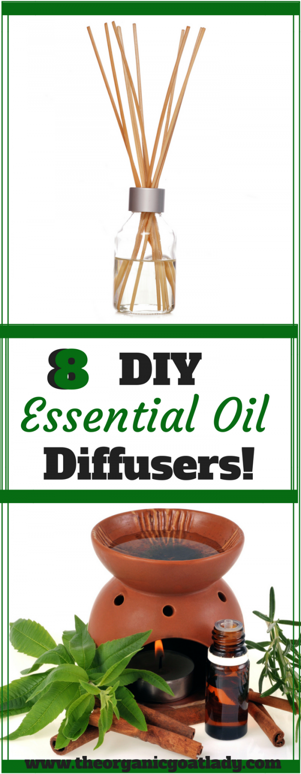 8 DIY Diffuser Ideas! - The Organic Goat Lady
