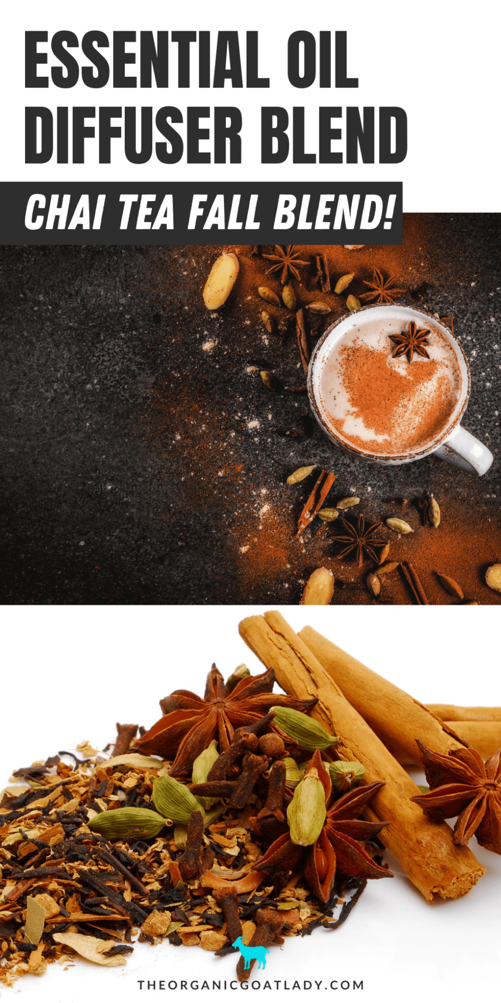 Chai Tea Essential Oil Diffuser Blend - The Organic Goat Lady